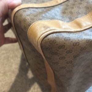 Gucci | Bags | Vintage 97s Gucci Boston Bag With Mini Gg Logo | Poshmark